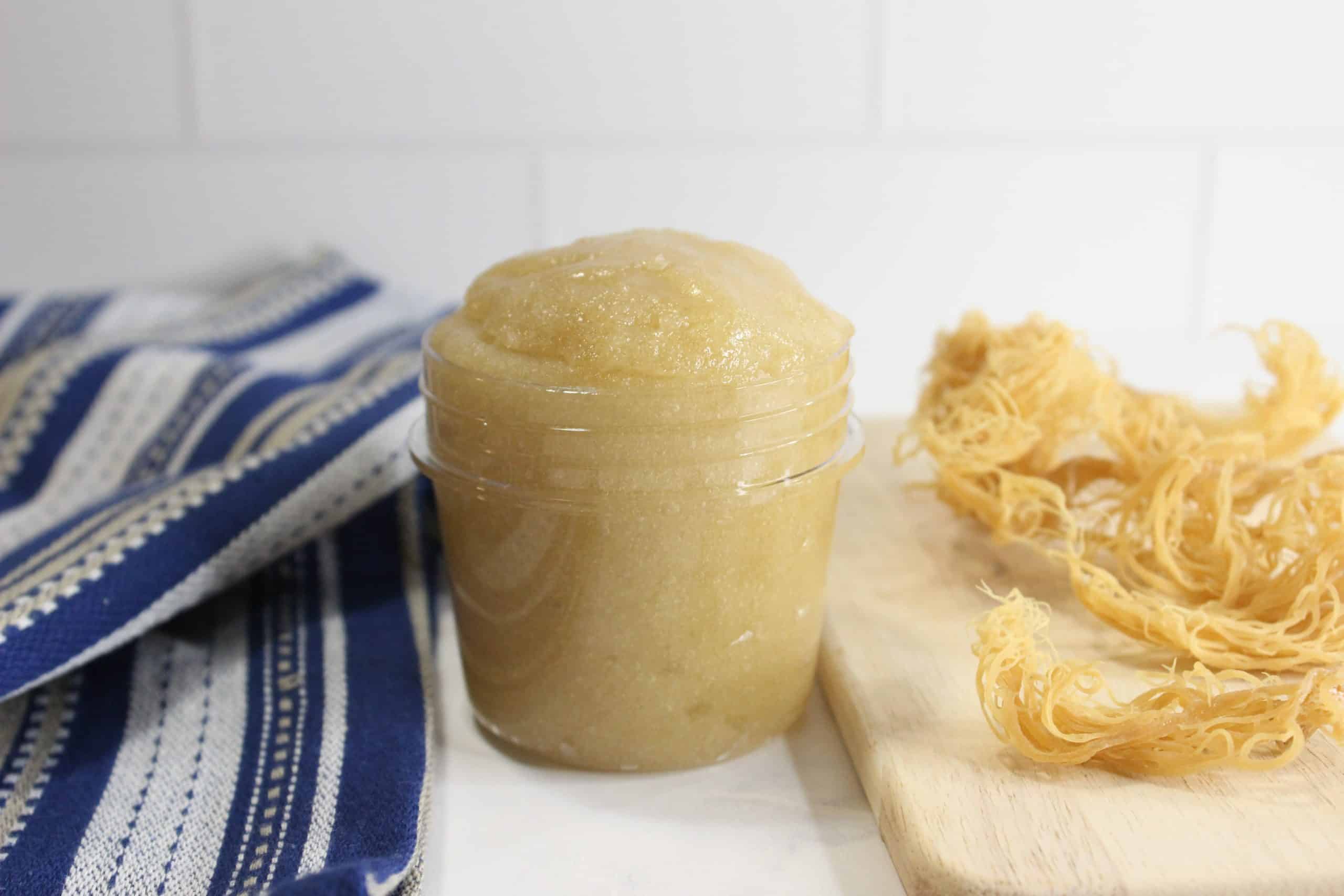 Natural Sea Moss Sugar Scrub Recipe - Crunchy Family