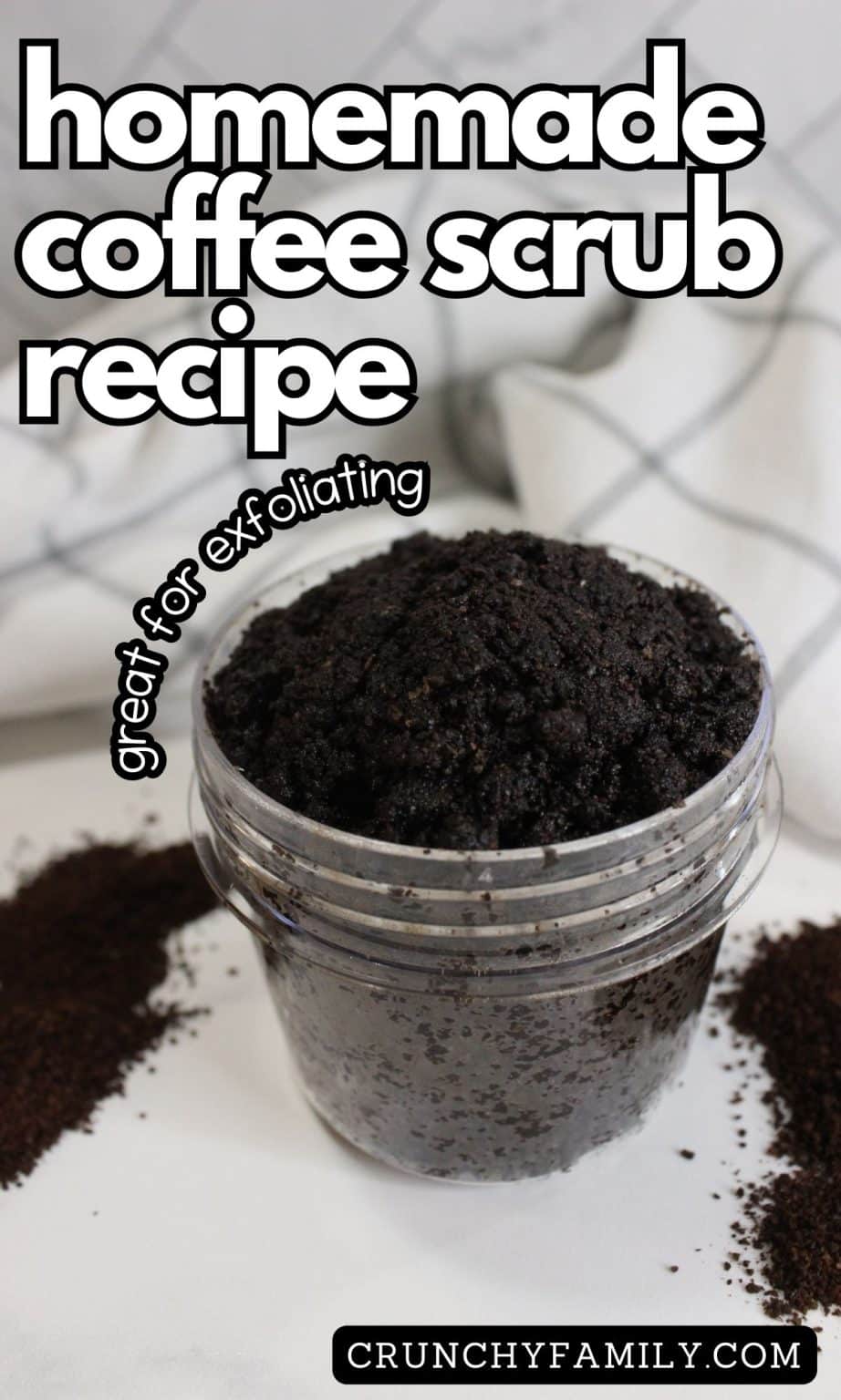 Homemade DIY Coffee Scrub for Acne (Face & Body) - Crunchy Family