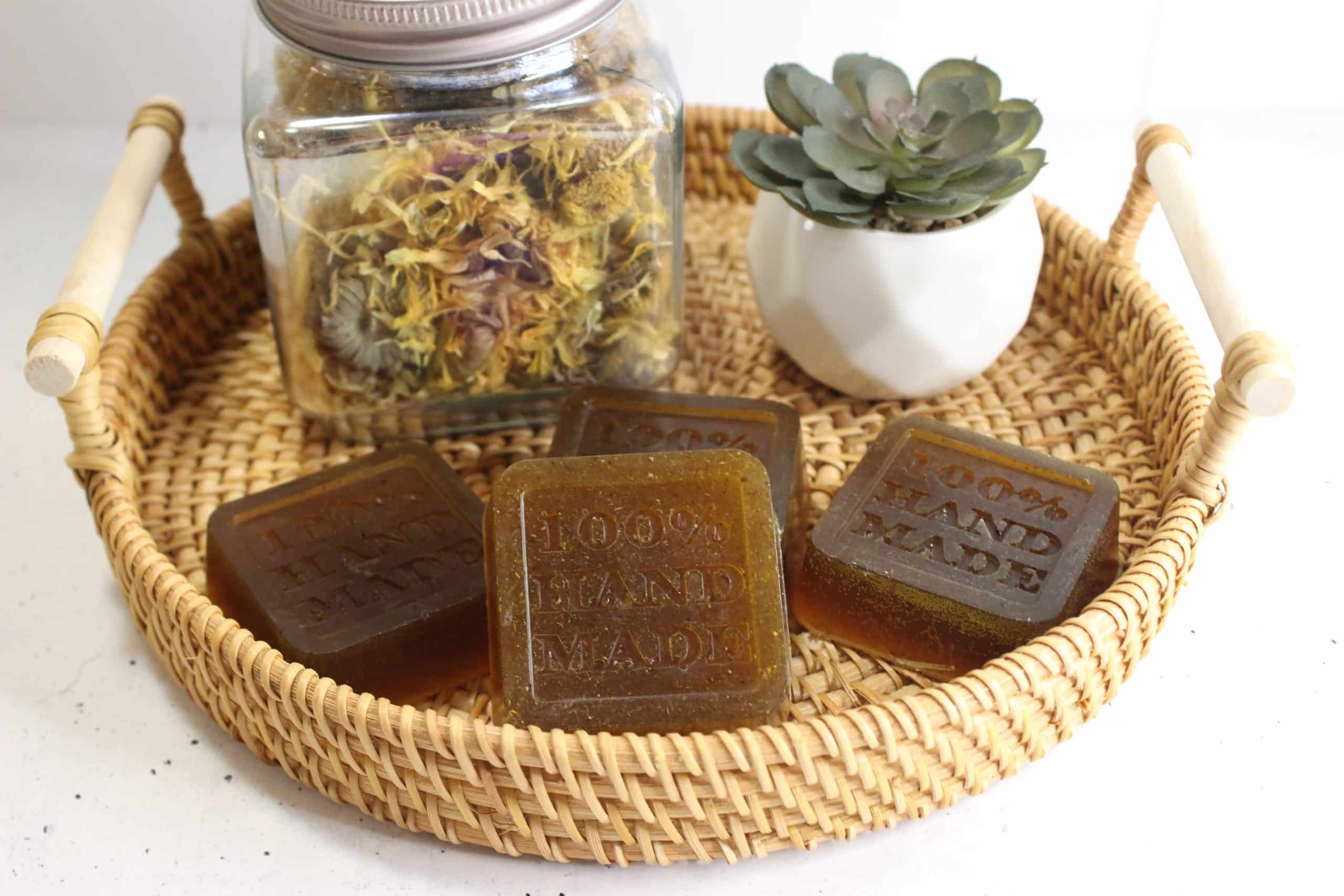 Simple Homemade Calendula Soap Recipe - Crunchy Family