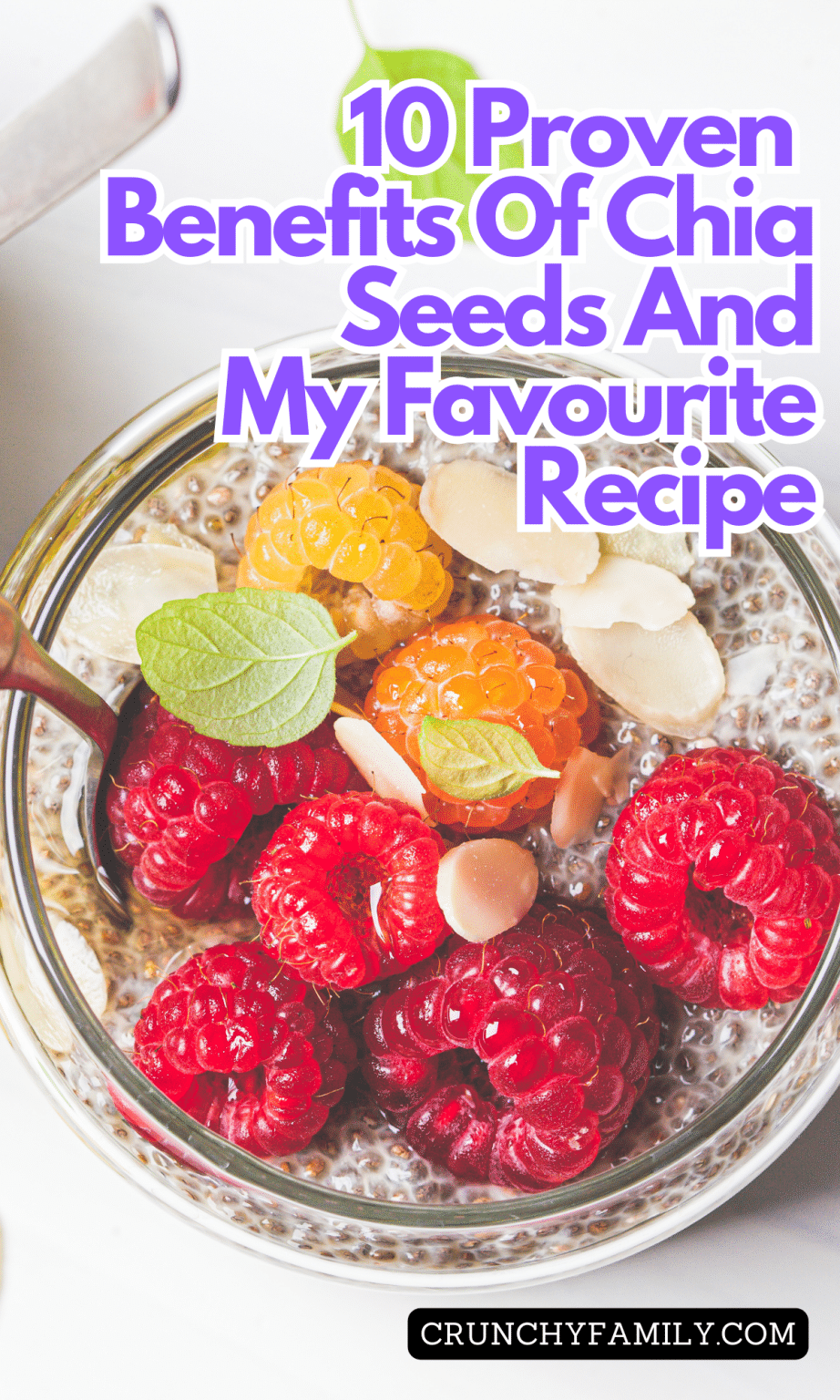 10 Proven Benefits Of Chia Seeds And My Favourite Recipe - Crunchy Family