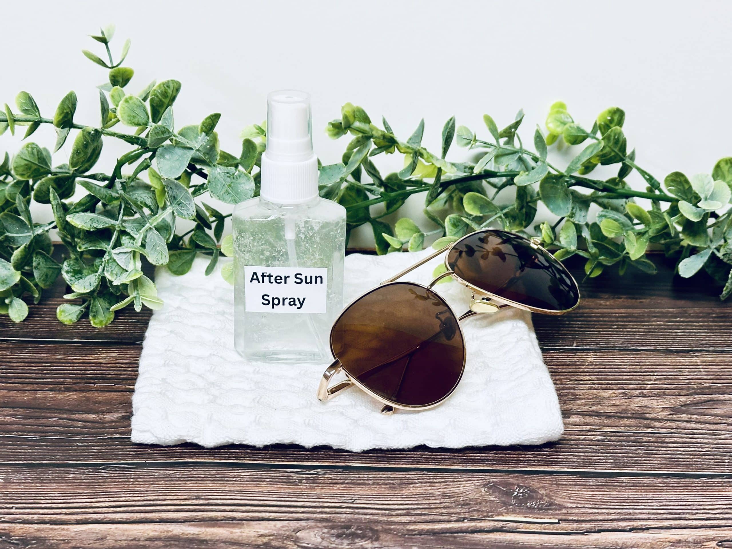 DIY Natural After Sun Spray - Crunchy Family