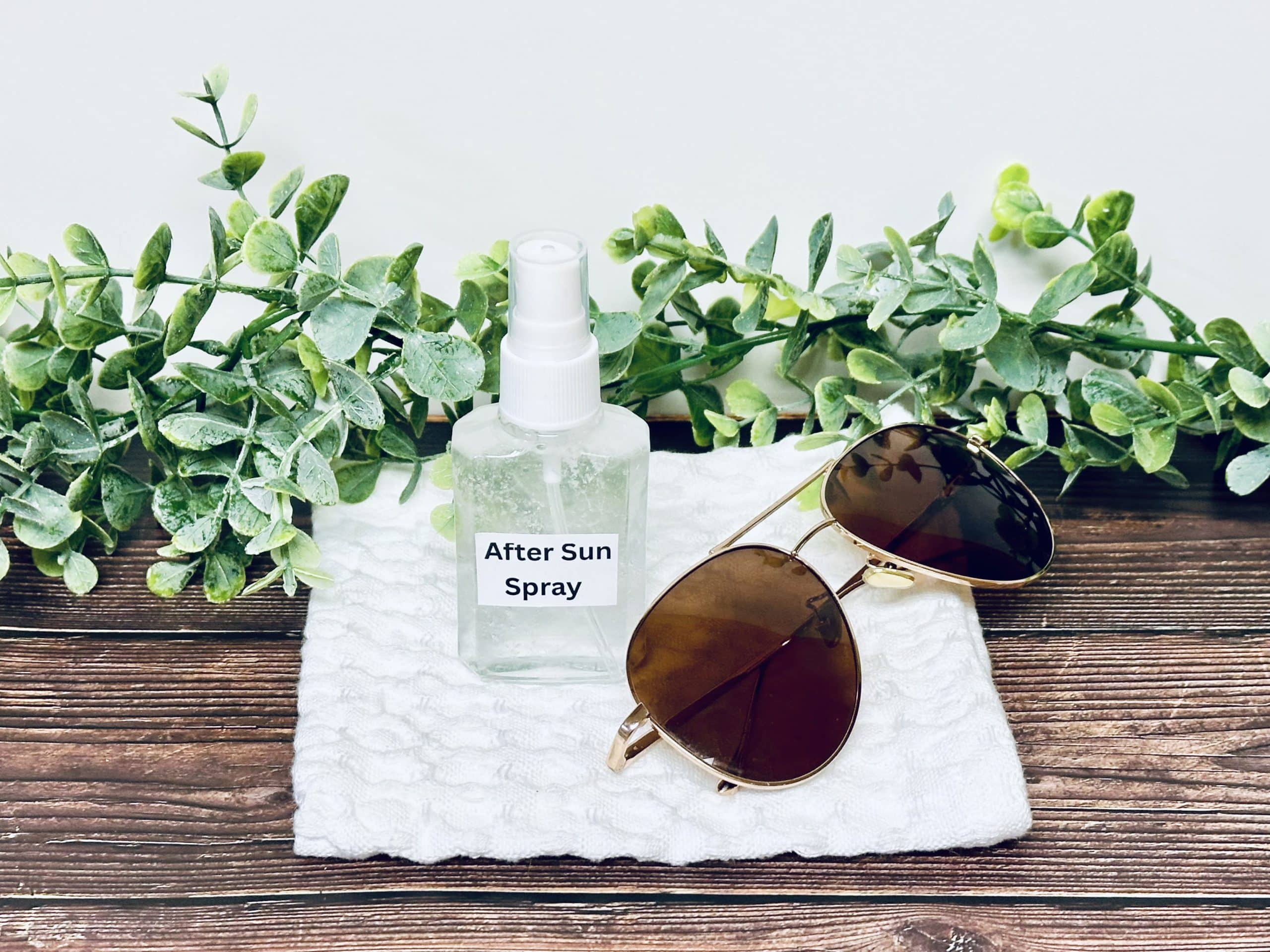 DIY Natural After Sun Spray - Crunchy Family