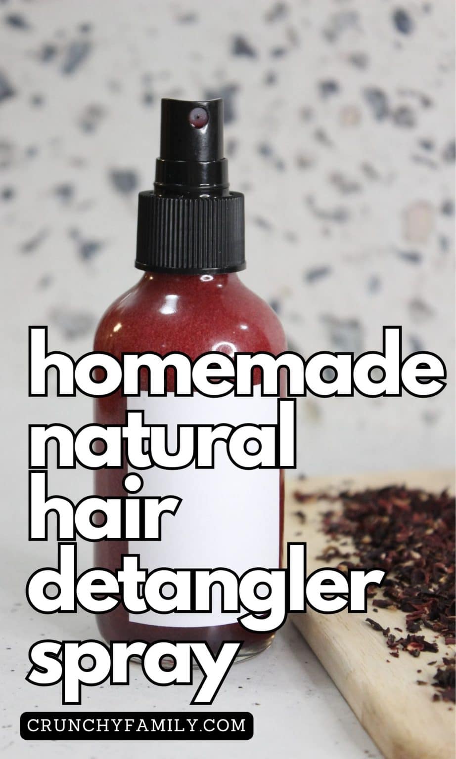 All Natural Hair Detangler Spray to Make at Home - Crunchy Family
