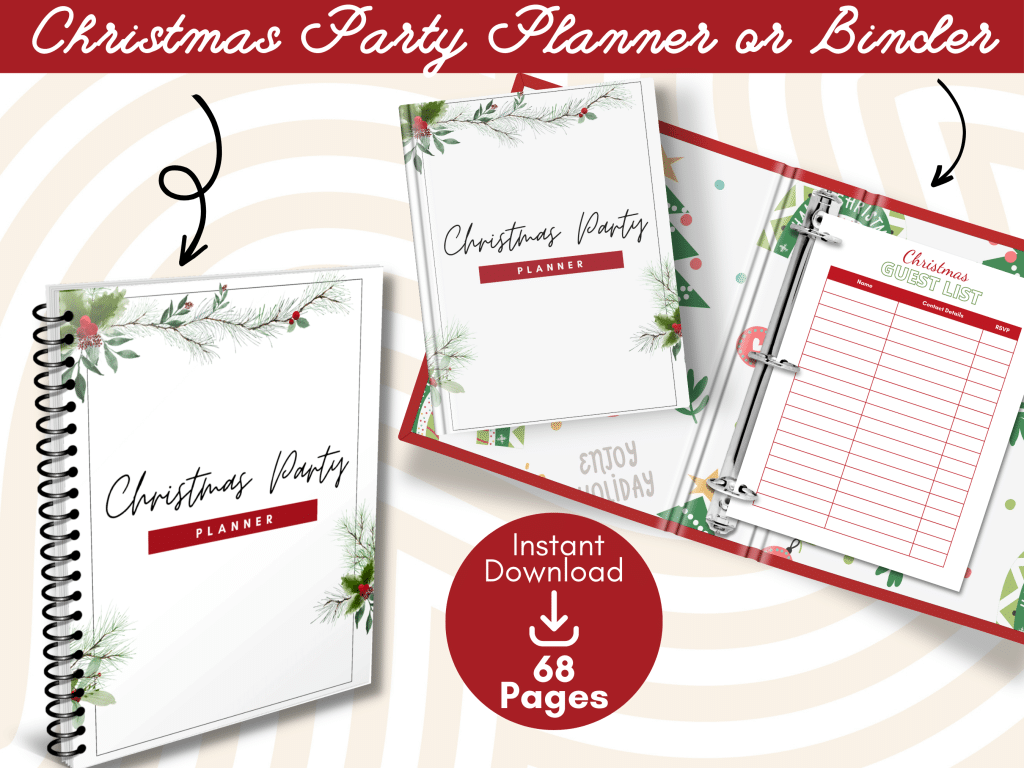 Free Printable Christmas Party Planner - Crunchy Family