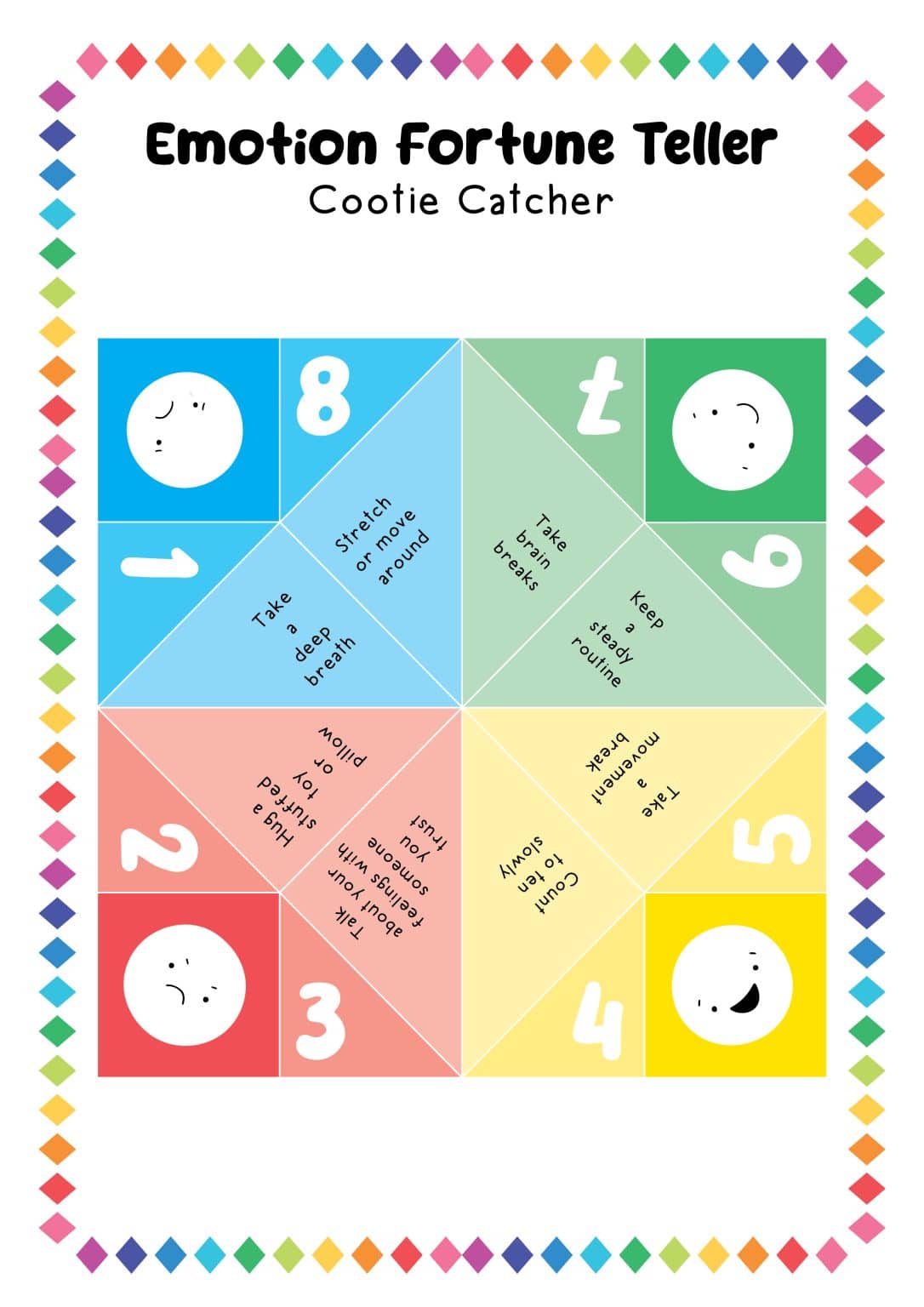 Support Emotional Growth with These Free Printable Zones of Regulation ...