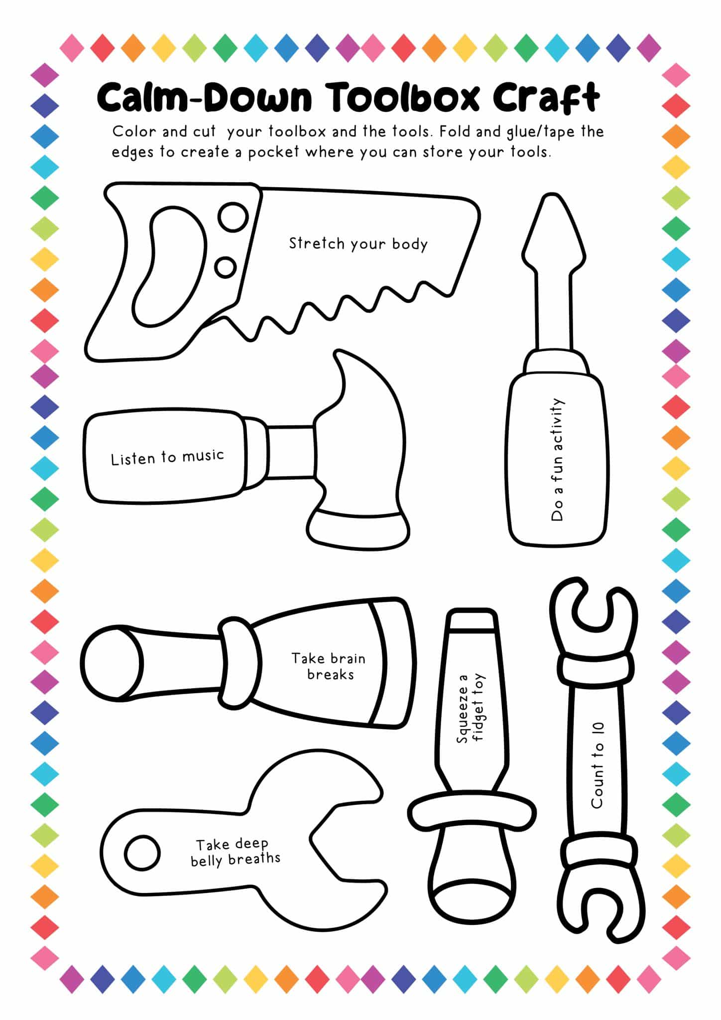 Support Emotional Growth with These Free Printable Zones of Regulation ...