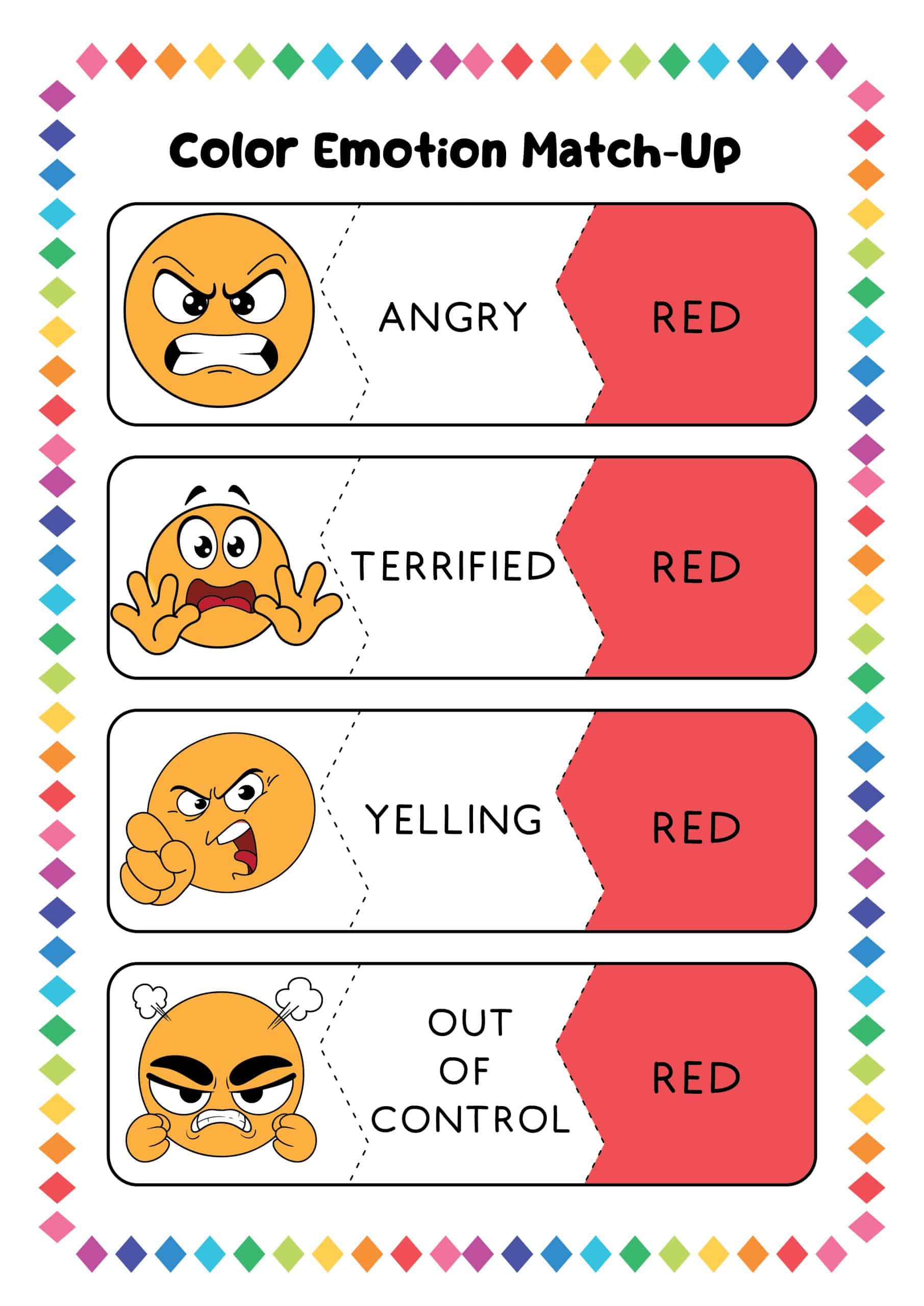 Support Emotional Growth with These Free Printable Zones of Regulation ...